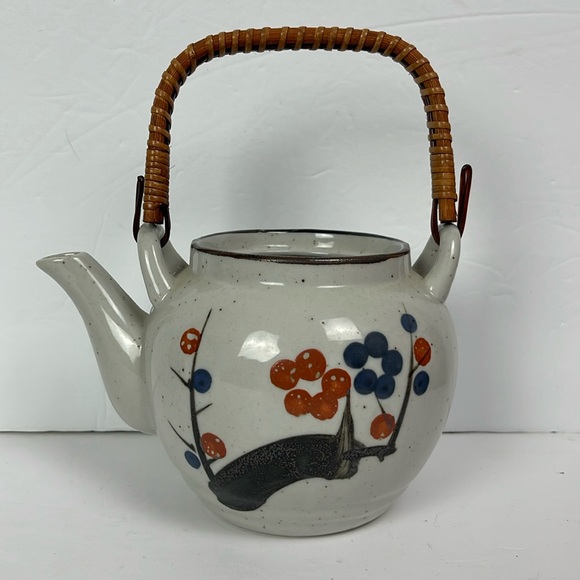 Dining | Vtg Hand Painted Ceramic Teapot Lid Is Missing Coffee Tea ...